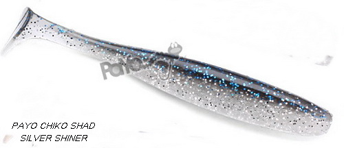 EUROLURES PAYO SHAD CHIKO SHAD 4" SILVER SHINER